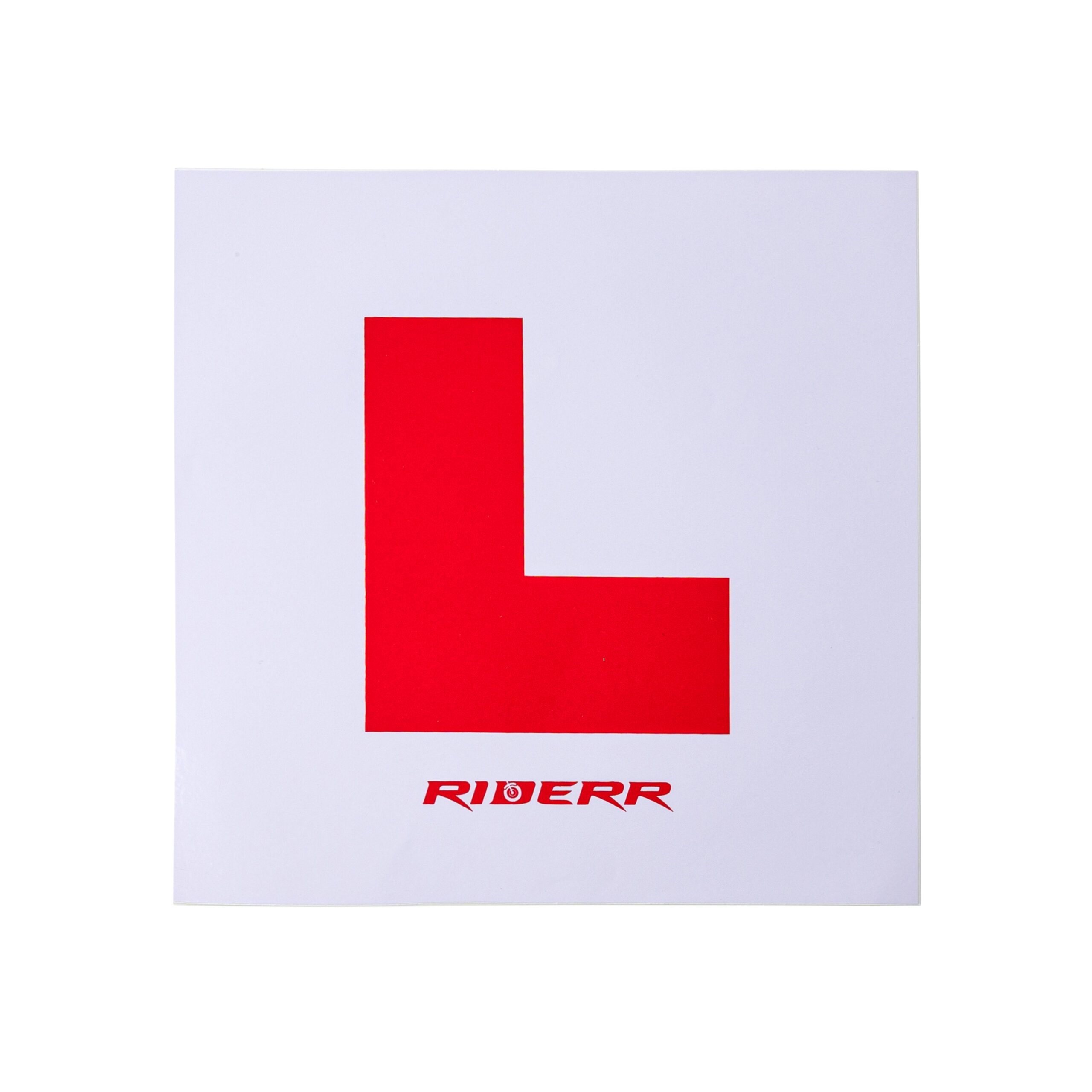 Riderr L Plate 50 Pack | Motorcycle Training Plates